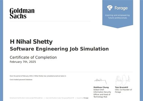 Softwareengineering Cybersecurity Goldmansachs Forage Learning