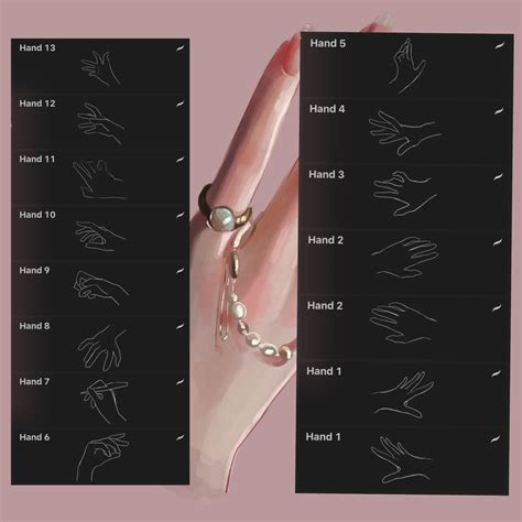 Hands Procreate Brush Set Graphicsbunker