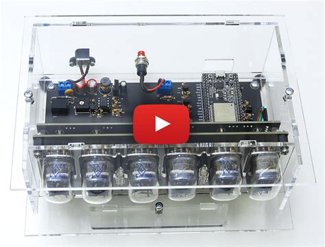New Elektor LABS Kit VFD Tube Clock With ESP Elektor Magazine