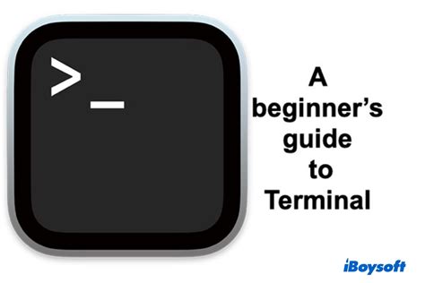 How To Open And Use Terminal Command Prompt On Mac