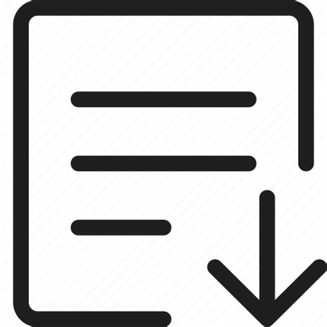 Document File Page Text Arrow Download Icon Download On Iconfinder