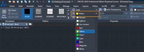 ★how To Make A Color Hatch In Zwcad Technical Knowledge Base En