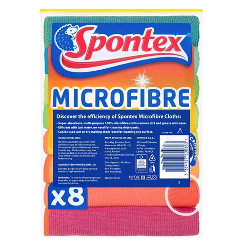 Spontex Microfibre Cloths 24 Pack Afro Goods Xpress
