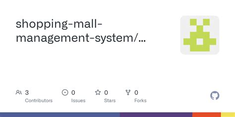 GitHub Shopping Mall Management System SHOPPING