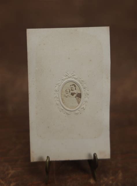 Lot 023 Antique Gem Sized Carte De Visite Cdv Photo Of Mercy Lavi