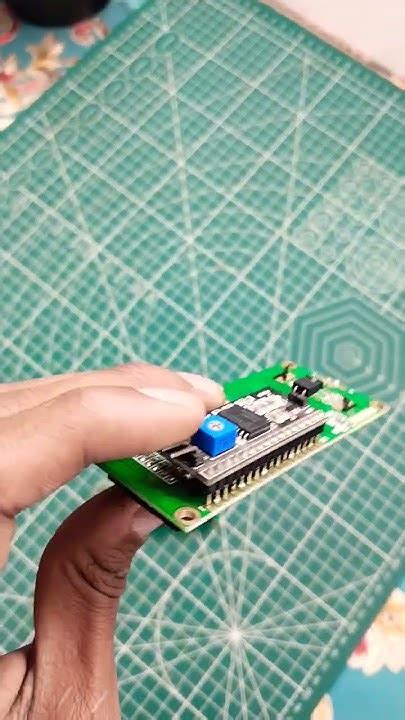 16×2 Lcd Me I2c Module Kaise Lagaye Shorts Viralshorts Youtube
