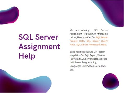 Database Assignment Help Sql Server Practice Set 4