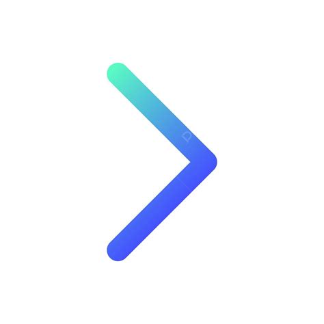 Linear Ui Icon Of A Pixelperfect Gradient Right Arrow Vector Item