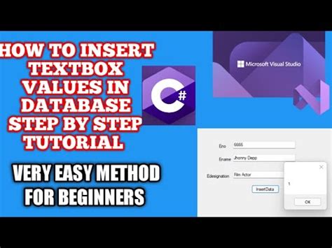 C Insert TextBox Values In Database With Button Click How To Insert