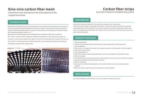 Sina Sino Carbon Fiber Meshcarbon Fiber Stripscarbon Fiber Wraps