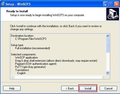 SFTP In WinSCP Platon Net Support