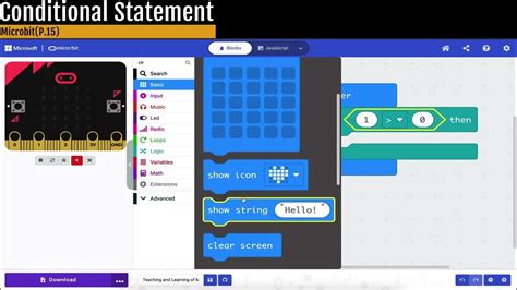 F1 It Microbit Conditional Statement P15 Youtube