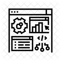 Erp Software Icon Download In Line Style