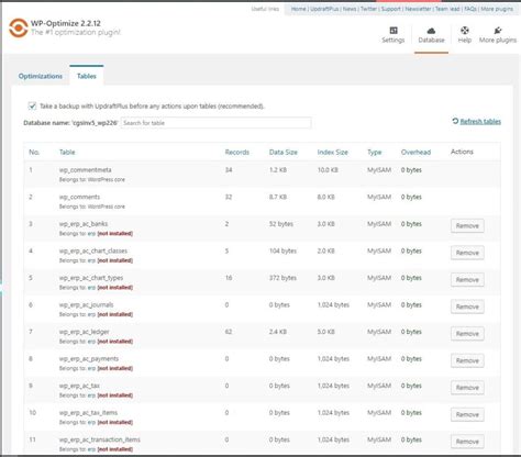 wp optimize speed up your wordpress site with database optimization