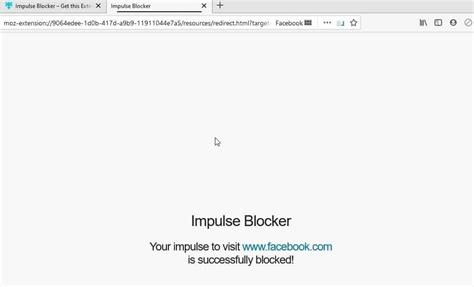 Block Distracting Websites In Firefox With Impulse Blocker Ghacks