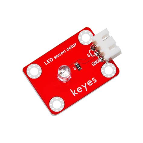 KEYES 七彩LED自动闪烁传感器模块 兼容arduino micro bit 环保 配 P线