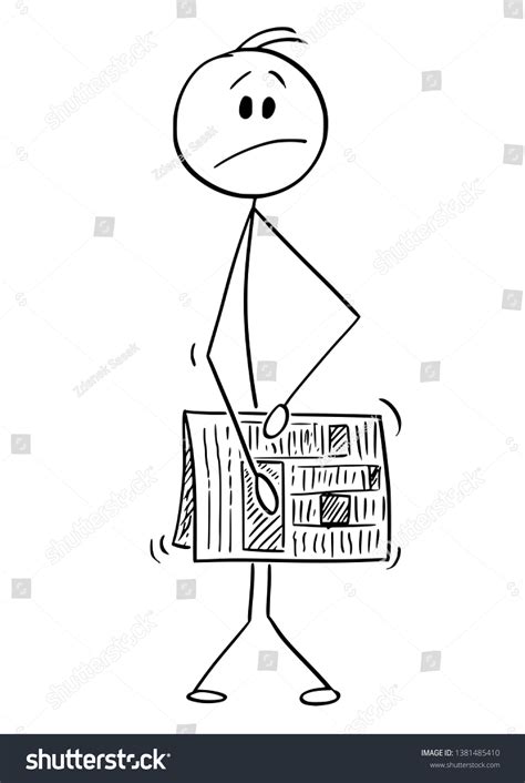 Cartoon Stick Figure Drawing Conceptual Illustration Stock Vector Royalty Free