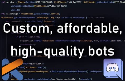 Create Any Discord Bot Using Kotlin Or Java By Imkaxon Fiverr