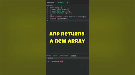 Map Array Method In Javascript 🔥 Shorts Coding Javascript Youtube