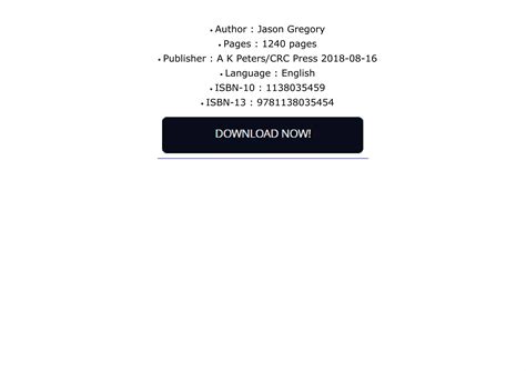 Game Engine Architecture Third Edition PPT