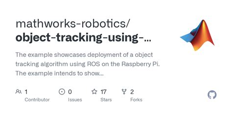 github mathworks robotics object tracking using ros and simulink on