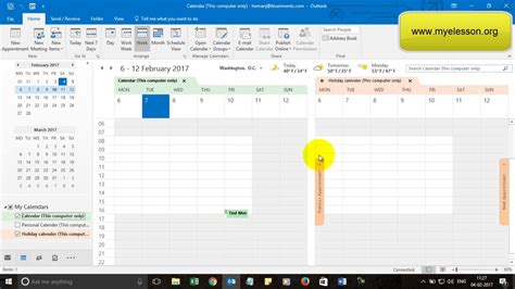 How To Create Additional Calendars In Outlook Learn Excel Course Ms Word Course And Ms Excel