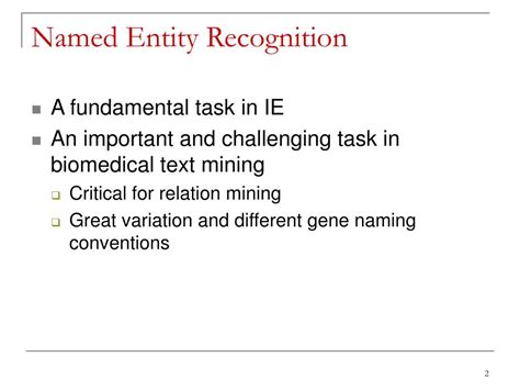 ppt exploiting domain structure for named entity recognition
