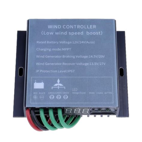 500 800w Mppt Wind Turbine Controller With Overcharge Protection Ip67 Waterproof