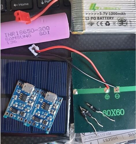 Solar Panel 5 5v And TP4056 18650 Battery Charger General Guidance Arduino Forum