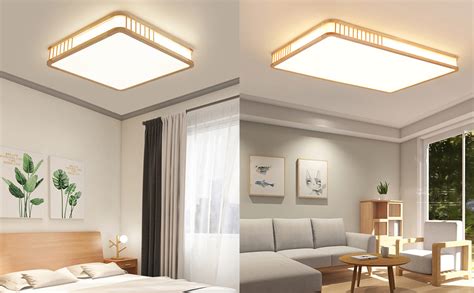 Jp Ledシーリングライト Led和室和風 10畳 12畳 【app遠隔制御 無段階調光調色 リモコン付き】天然木製 おしゃれ 天井照明 3000~6500k 昼白色