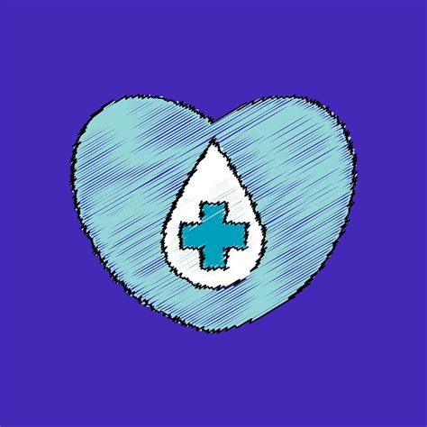 크로스 벡터와 평면 음영 스타일 아이콘 하트 Ai Eps Uidownload