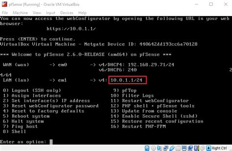 How To Install Pfsense On Virtualbox Techsphinx