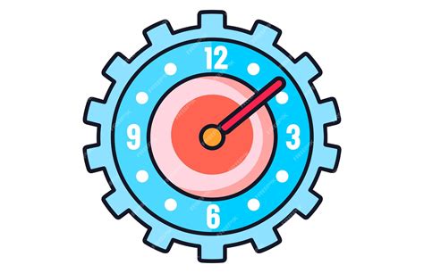 Premium Vector Clock Icon In Flat Style Timer On Color Background Vector Clock Design Element