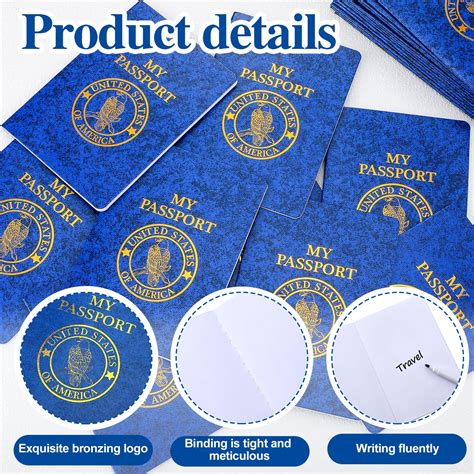 Woanger 150 Pcs Blank Passport Book Passport Notebook
