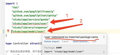 Go 导入package冲突 起别名main 被重新声明为导入的软件包名称 Csdn博客