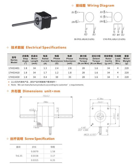 Nema17 비 포로 선형 스테퍼 모터 3d 프린터 Tr635 의 고품질 Nema17 비 포로 선형