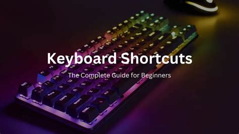 Keyboard Shortcuts The Complete Guide For Beginners Key Combination To Print A Document Get