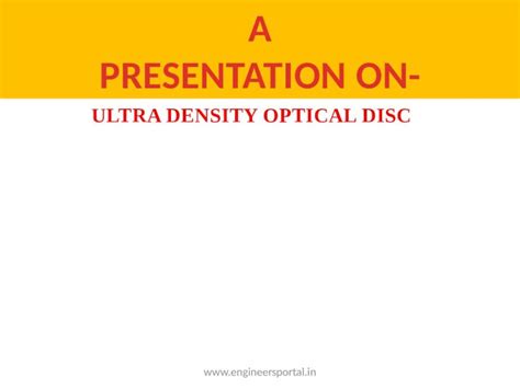 Pptx Content Introduction History Types Of Optical Disc Formats Of
