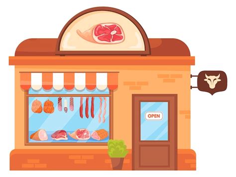 정육점 일러스트 이미지 Freepik에서 무료 다운로드