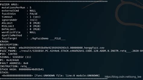 使用反馈驱动 Fuzzer 工具 Honggfuzz 进行漏洞挖掘 Csdn博客