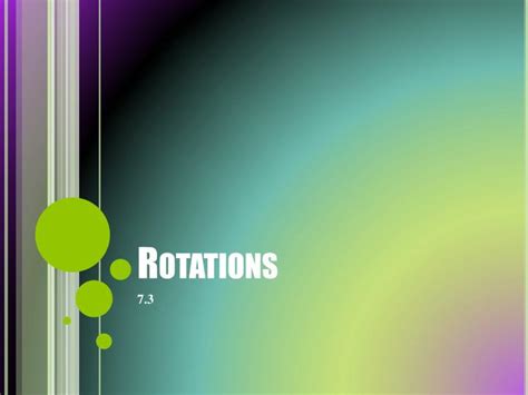 PPT Rotations PowerPoint Presentation Free Download ID 3435547