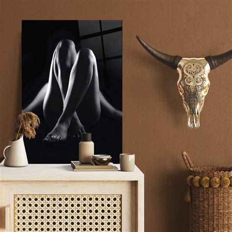 Erotica Leg Glass Wall Art 25 6h X 17 7w Art On Tempered Glass