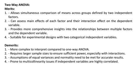 Anova Parametric Test Biostatics And Research Methodology Pptx