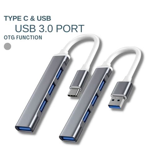 4 In 1 Type C OTG Hub USB Hub The Ultimate Multi Port Adapter Lazada