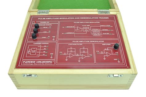 Pulse Amplitude Modulation And Demodulation Trainer