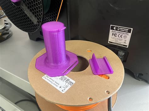 Larger Spool Holder For Flashforge Creator Pro By Coreaxisdesigns Download Free Stl Model