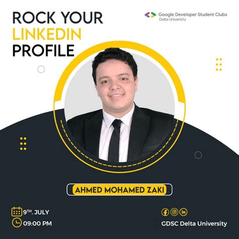 Ahmed Mohamed Zaki On Linkedin Linkedin Linkedin Gdsc