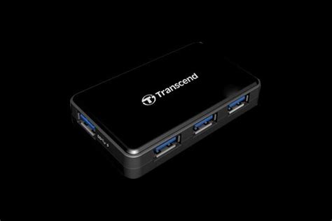 Transcend 4 Port USB 3 1 Gen 1 Hub TS HUB3K Computers Tech Parts Accessories Hard Disks