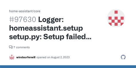 logger tup setup py setup failed for discovery integration not found · issue