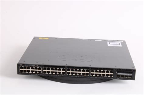 Cisco 3650 48 Port Gigabit Ethernet Switch Ws C3650 48ps 2x Power Supp Ntc Tech